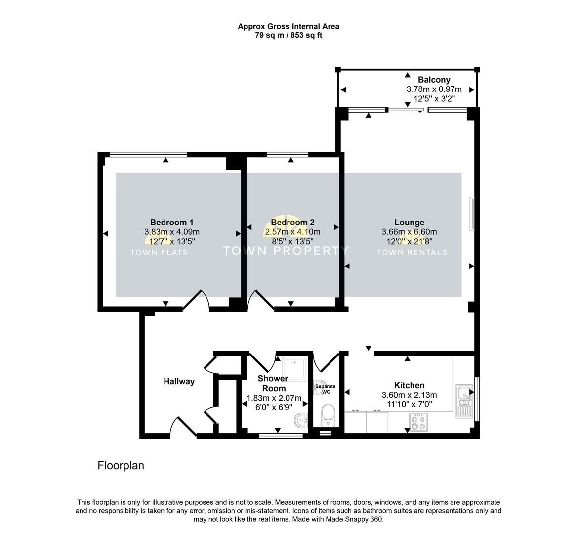 Property Details for Chiswick Place, Eastbourne - Town Property Estate ...